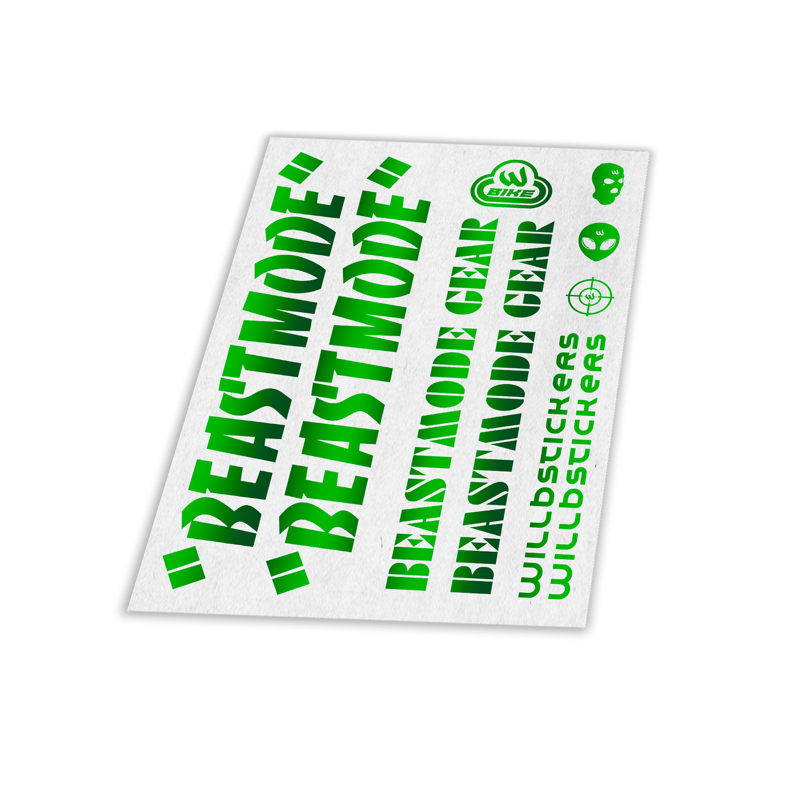 "BEASTMODE" STICKERS KIT DECO | WILLBSTICKERS - le sticker ...