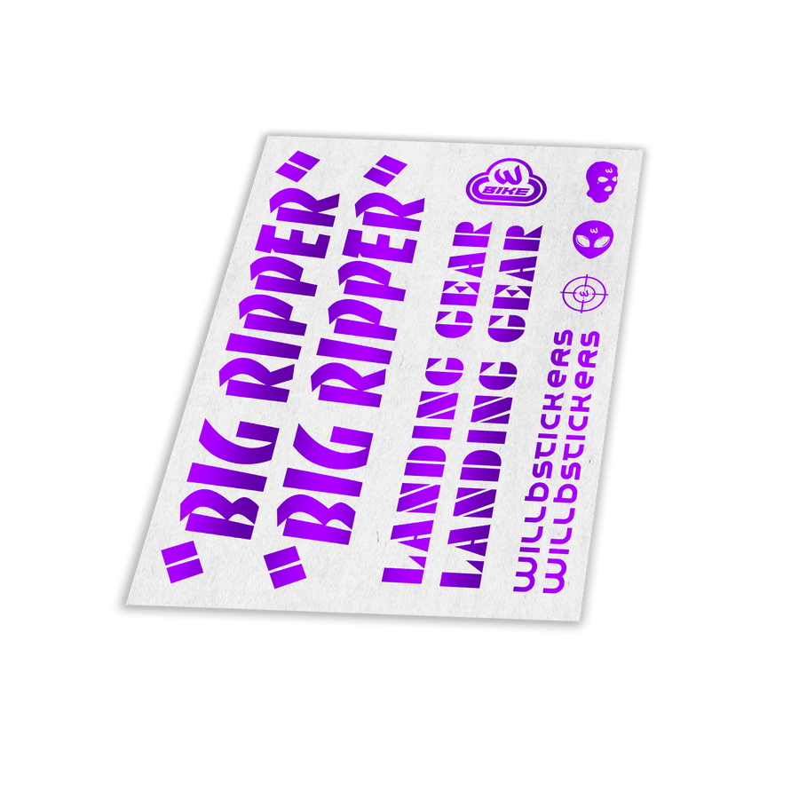"BIG RIPPER" STICKERS KIT DECO | WILLBSTICKERS - le sticker ...