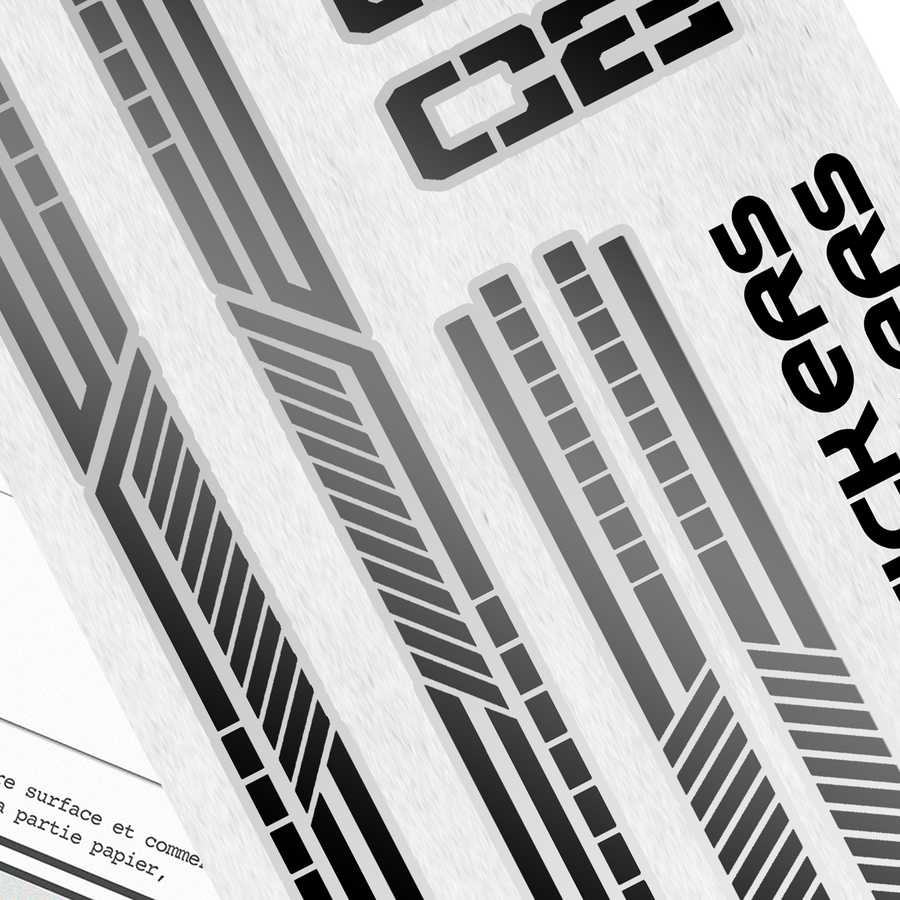 "C2" STICKERS KIT | WILL B - Parisian Bike Stickers Kit Workshop ...