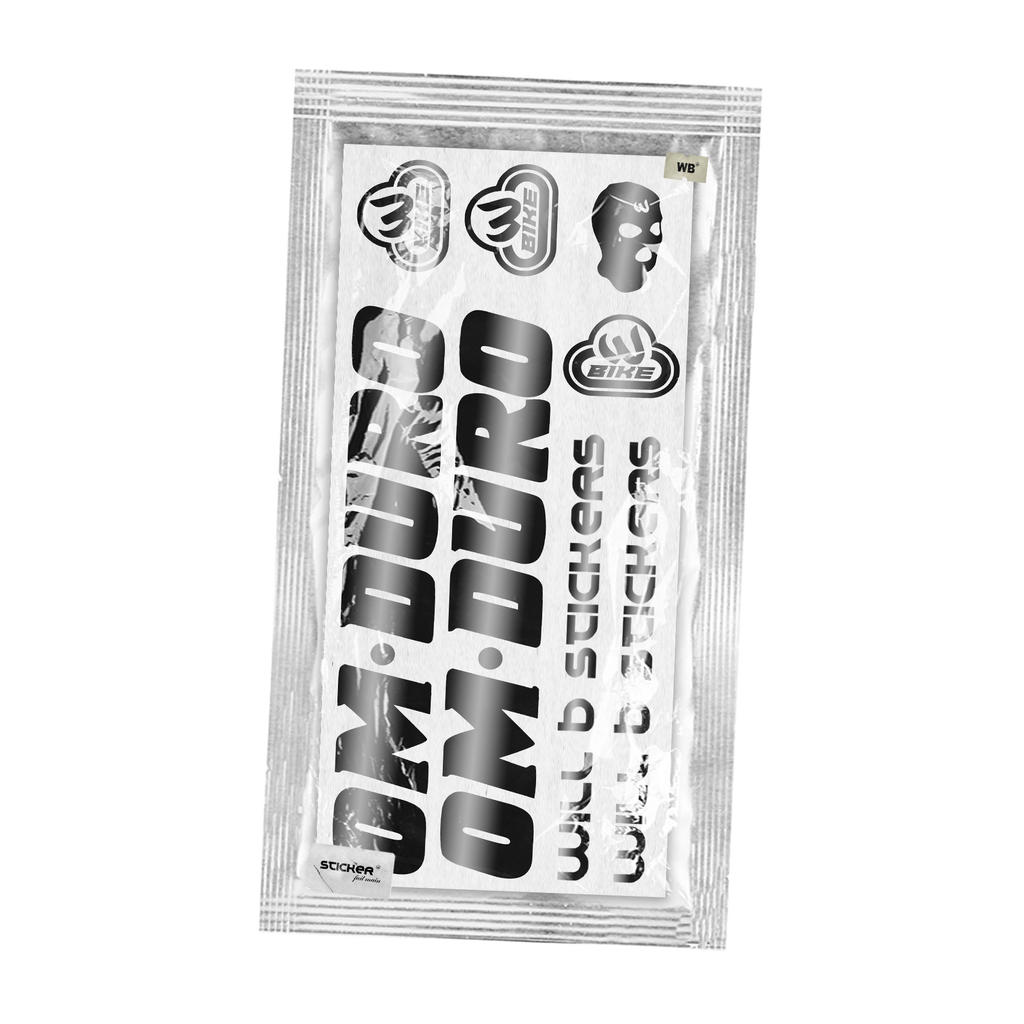 "OM DURO" STICKERS KIT | WILL B - Bike Stickers Kit Parisian Workshop ...